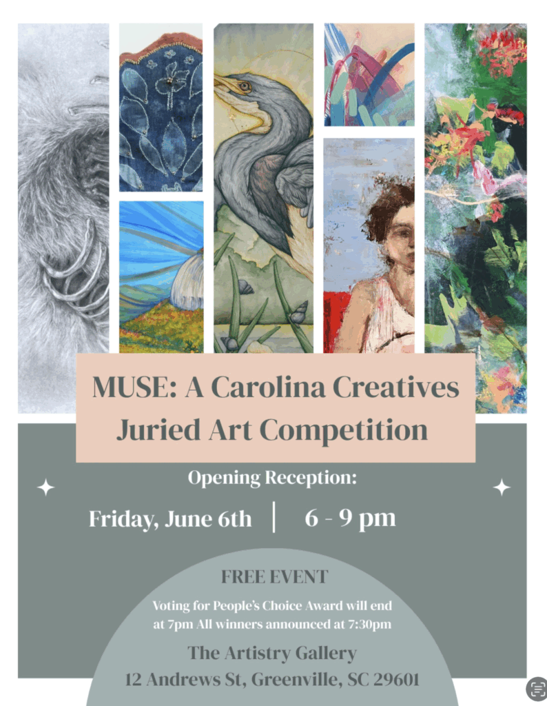 MUSE: A Carolina Creatives Juried Art Competition - Metropolitan Arts ...