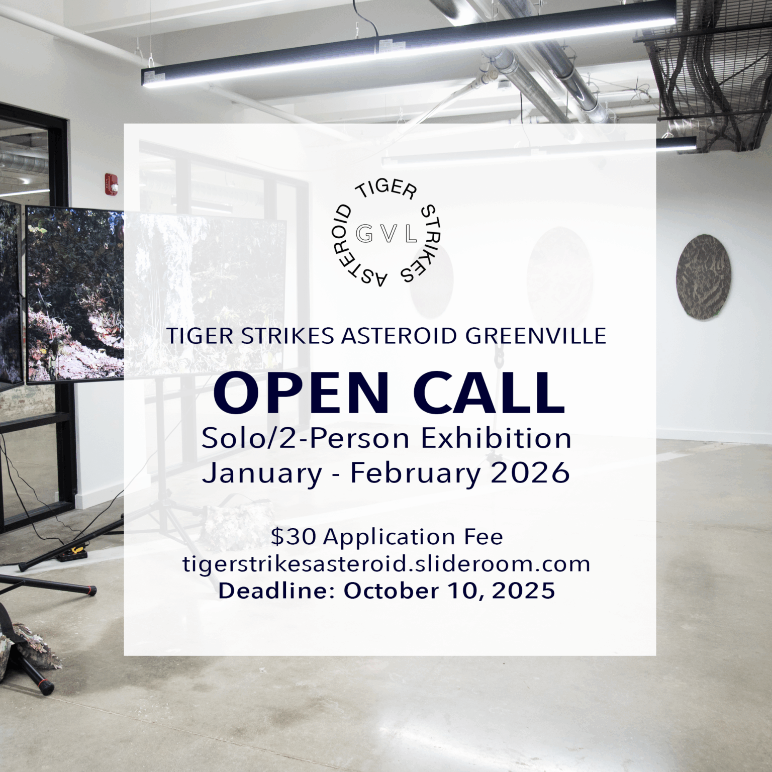 Open Call 2026: Tiger Strikes Asteroid Greenville Call for Solo & 2 ...