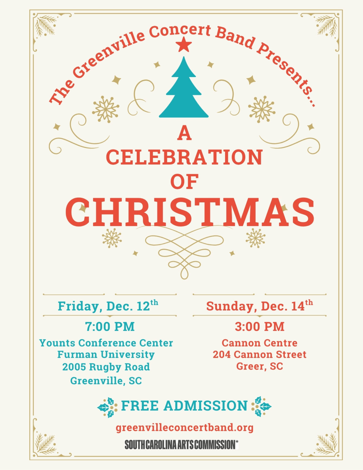 The Greenville Concert Band presents "A Celebration of Christmas ...