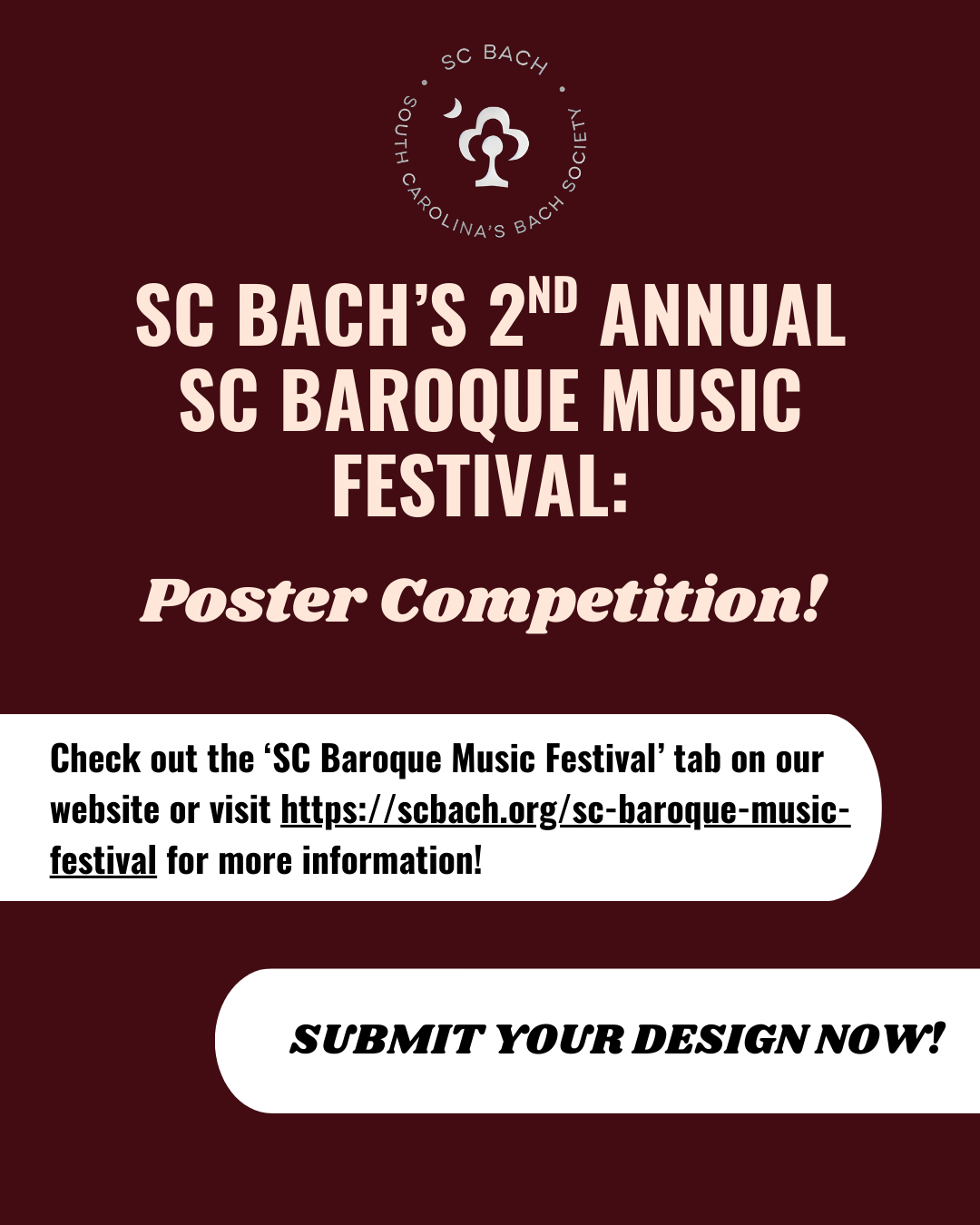 SC Bach Festival Poster Design Competition - Metropolitan Arts Council