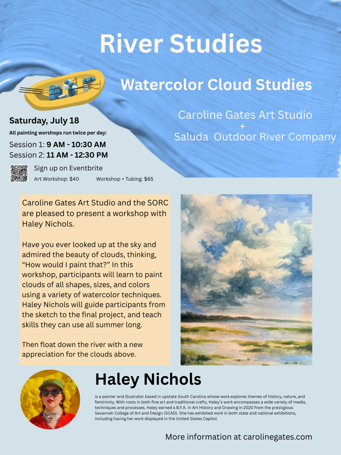 River Studies: Watercolor Cloud Studies - Metropolitan Arts Council